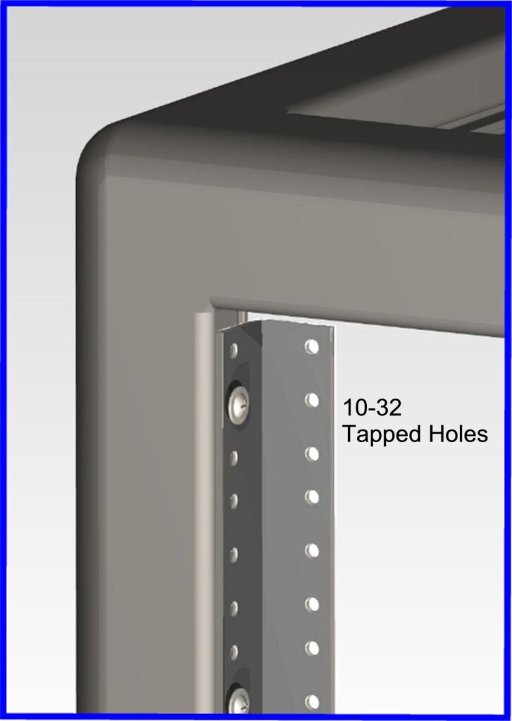 Rack Frames Heavy Duty - Tapped or Square hole Rails - Star Case