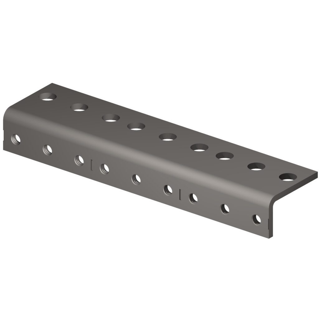 Steel Rack Rail Tapped (L-Series) Electronic Racks - Star Case